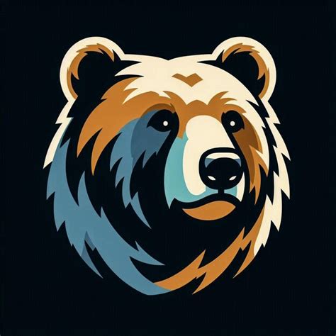Bear Logo Design Premium Ai Generated Image