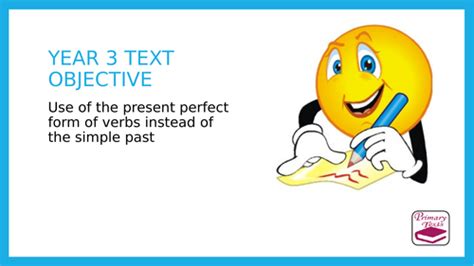 Year 3 Present Perfect And Simple Past Ppt Lesson And Assessment Teaching Resources