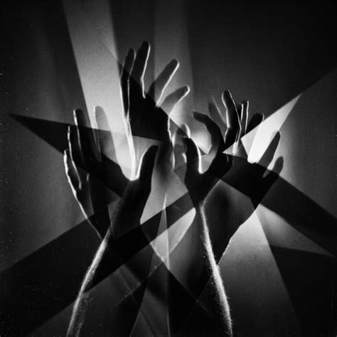Free Reaching Through Darkness Image Hands Shadows Abstract