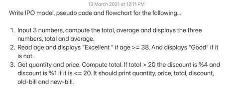Solved March At Pm Write Ipo Model Pseudo Chegg