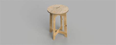 Ply Stool Wood2gold