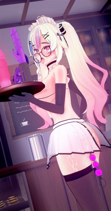 Rule 34 1girls 3d Anal Beads Anal Insertion Ass Back View Big Breasts Bikini Bikini Top Blonde