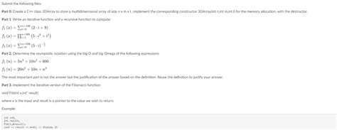 Solved Submit The Following Filespart 1 ﻿write An