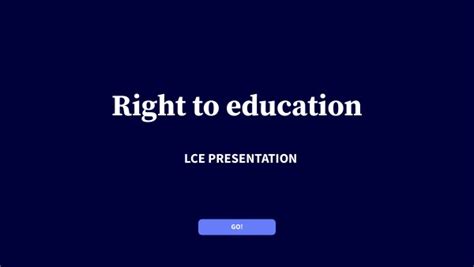 Lce Presentation Right To Education Genially