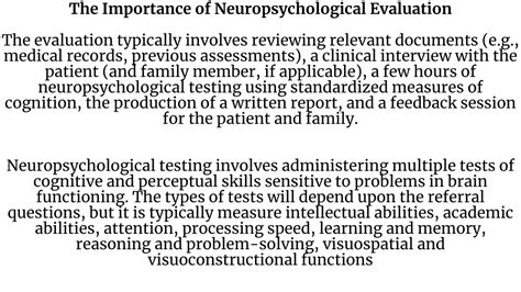 Ppt Insightful Comprehensive Neuropsychological Evaluation With Neuro Genesis Cmc Powerpoint