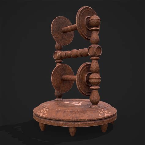 Elegant Scroll Holder 3d Model By Get Dead Entertainment