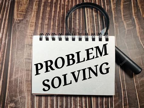 Premium Photo Business Concepttext Problem Solving With Magnifying