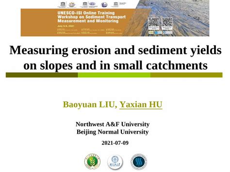pdf measuring erosion and sediment yields on slopes and in dokumen tips