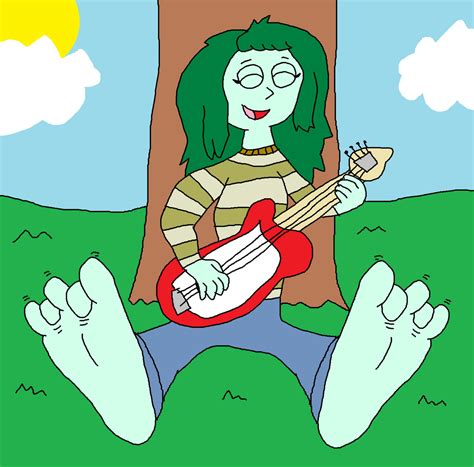 Showing My Feet In The Musical Way Rockin Out By