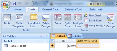 Cara Membuat Form Di Acces