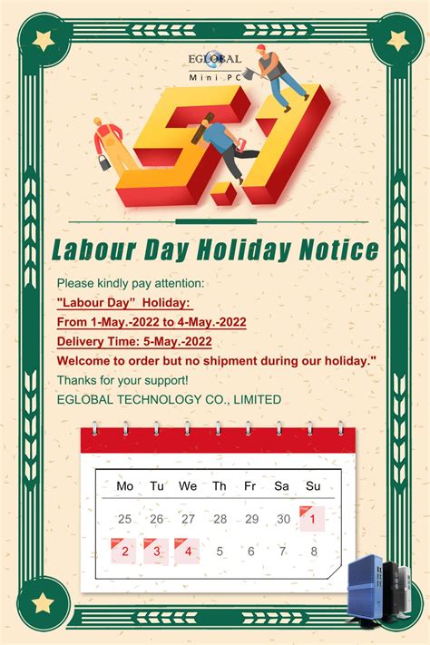 Labour Day Holiday Notice Eglobal Mini Pc Tech Support Blog