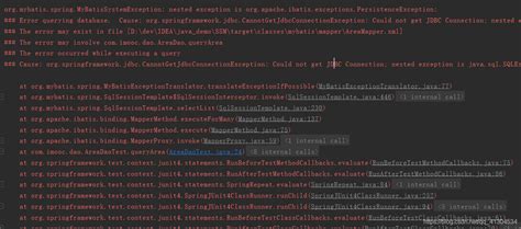 Could Not Get JDBC Connection Nested Exception Is Java Sql SQLException Connections Could Not