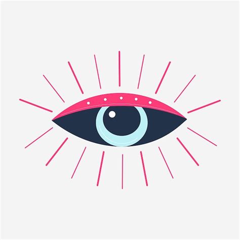 Premium Vector Mystic Eye Illustration