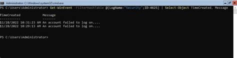 How To Find Failed Logon Attempts In Powershell