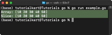 Go Create Slice From Array 3 Examples