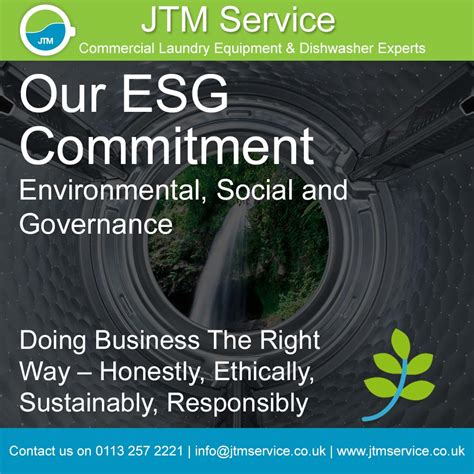 Our Esg Commitment Jtm Service