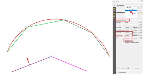 Curve A Group Of Lines In QGIS Geographic Information Systems Stack Exchange