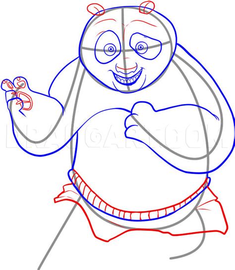 How To Draw Po Drawing Step By Step By Dawn DragoArt