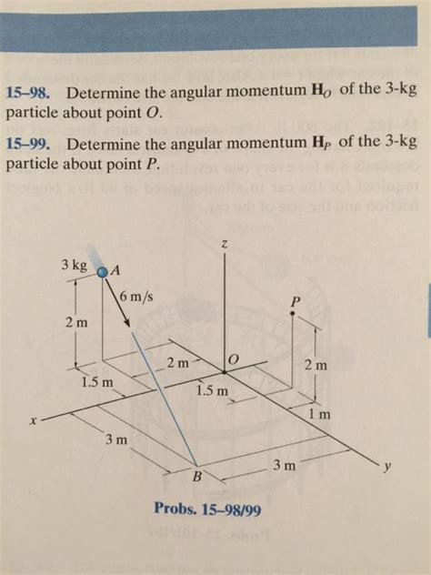 Solved Determine The Angular Momentum H Of The Kg Chegg
