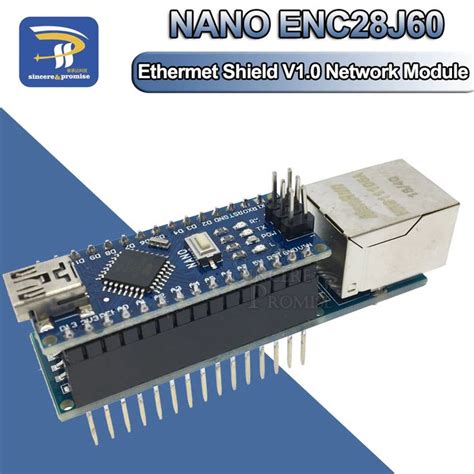 Mini Enc28j60 Ethernet Shield V1 0 Rj45 Webserver Module For Arduino Diy Kit Compatible Nano 3 0