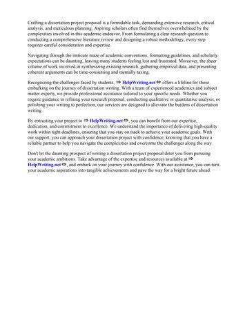 Dissertation Project Proposal By Simone Allen Issuu