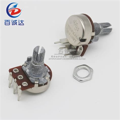 Vertical Potentiometer Double 3Pin 6Pin B50K Adjustable Resistor B50k Volume Shopee Malaysia