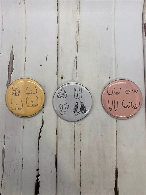 Explicit Buttons Genitalia Button Breast Buttons Penis Buttons Butt