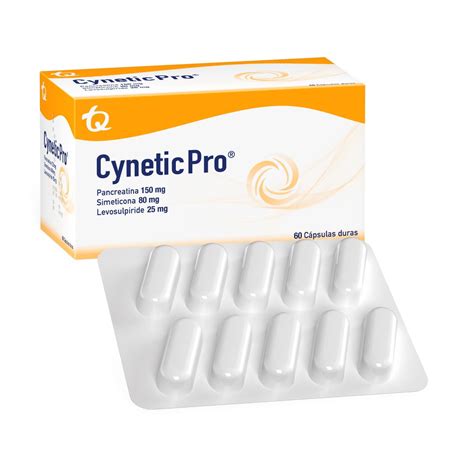 Cynetic Pro Pancreatina Simeticona Levosulpiride 150 80 25 Mg X 60 Cap