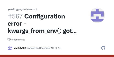 Configuration Error Kwargsfromenv Got An Unexpected Keyword Argument Sslversion · Issue