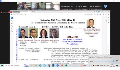 Saurabh Agarwal On Linkedin Iif International Research Conference
