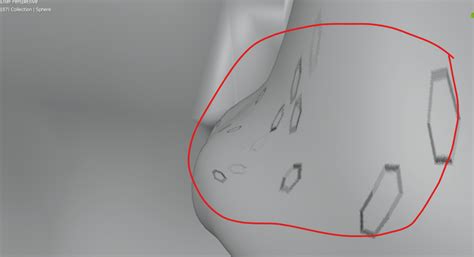 why am i seeing these weird patterns after using the boolean modifier