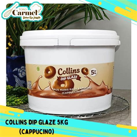 Jual Collins Dip Glaze 5kg Topping Dipping Glaze Aneka Rasa Chocolate