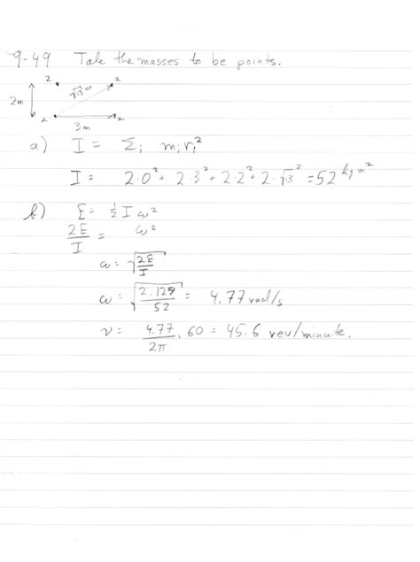 Homework 16 Solutions