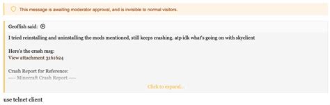 Skyclient Keeps On Crashing What Do I Do Hypixel Forums