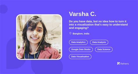 varsha c data analytics banglore refrens