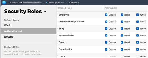 Cocoa Cloudkit Error Saving Record WRITE Operation Not Permitted Stack Overflow