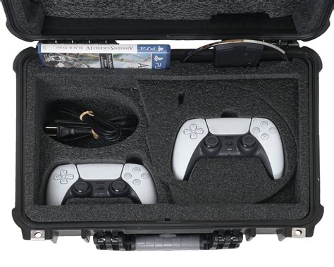 Playstation 5 Slim With Headset Heavy Duty Travel Case Case Club
