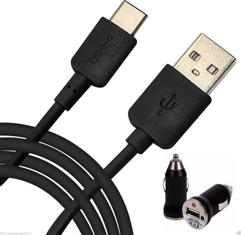 AMPLE In Car Charger Adapter Single Port USB Cable Type C Fast Charger Charging Data Transfer