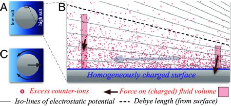 Schematic Illustration Of Diffusiophoresis A A Particle In A Download Scientific Diagram