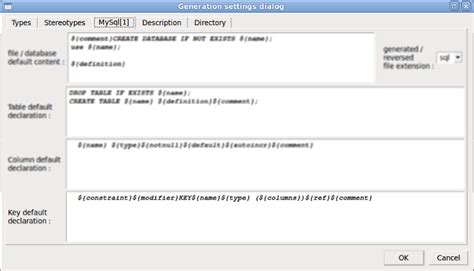 The Same Default Definition Is Used For The Non Foreign Keys