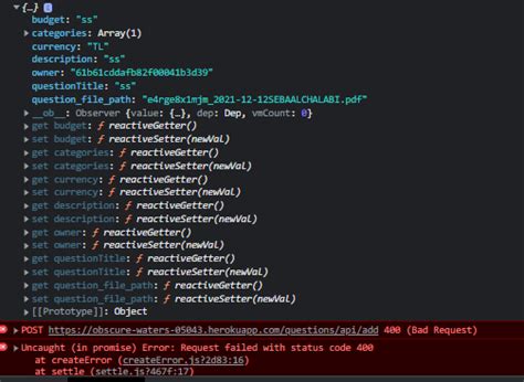 Nodejs Node Js Api Post 400 Bad Request Stack Overflow