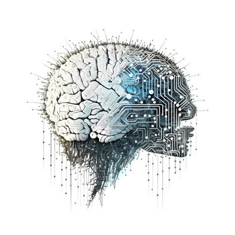 High Tech Brain Robot Generative Ai Stock Illustration Illustration Of Virtual Human 272488250