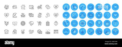 Shopping Cart Fireworks And Web Photo Line Icons Pack For Web App