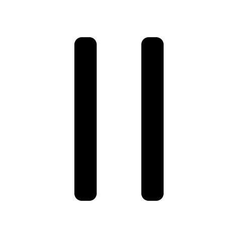 Pause Icon Free Download Transparent PNG Creazilla