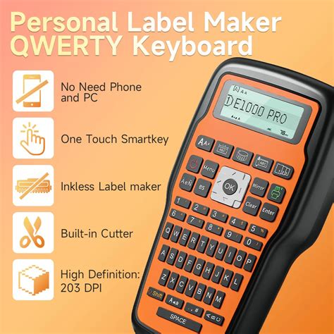 Портативный принтер этикеток Markdomain E1000 Pro Aliexpress