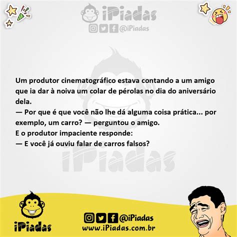 Colar De Pérolas Piadas Engraçadas