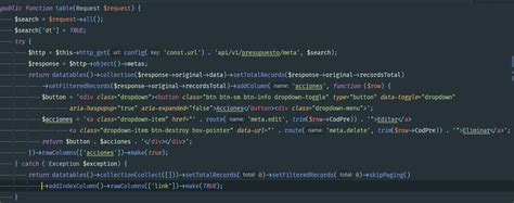 Error Paging In Datatable Using It As Api · Issue 2459 · Yajralaravel Datatables · Github