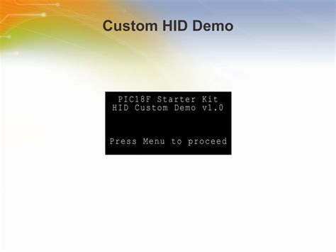 Mplab Starter Kit For Pic18f Mcus Ppt