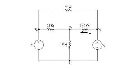 solved when a voltage source is the only component in a b