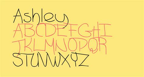 Ashley Free Font What Font Is